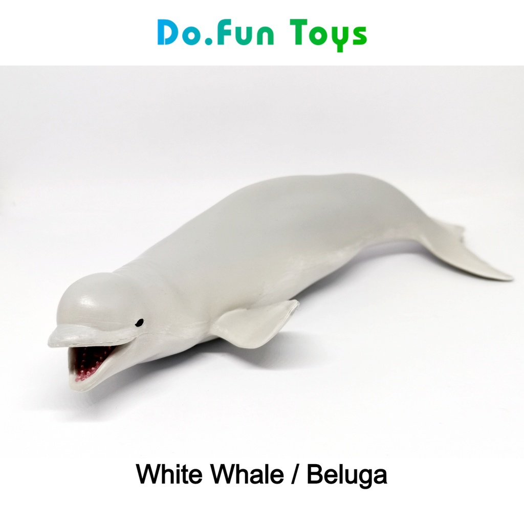 Jual Animal Figurine | WHITE WHALE / Mainan Miniatur Paus Putih ...