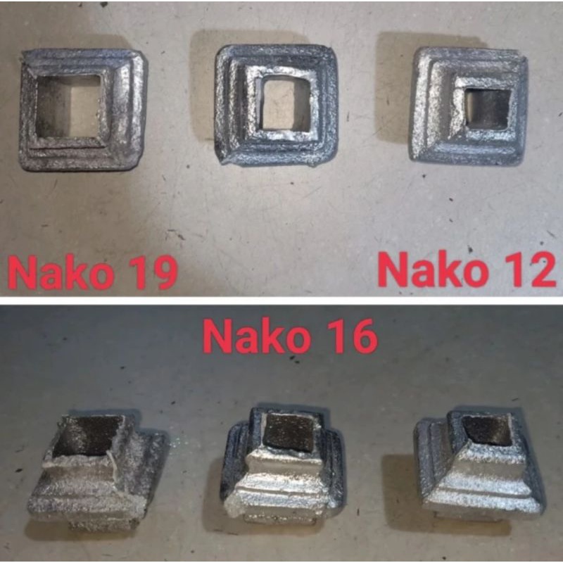 Jual Ornamen Pagar Besi Piramid Nako 12, 16, dan 19 Berbahan ALUMINIUM ...