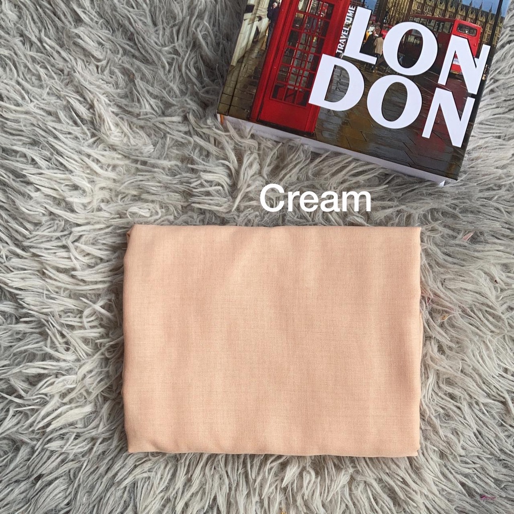 Jual 40 WARNA SEGIEMPAT PARIS PREMIUM SQUARE HIJAB ANTI LETOY COTTON VOAL Paris Premium Voal ...