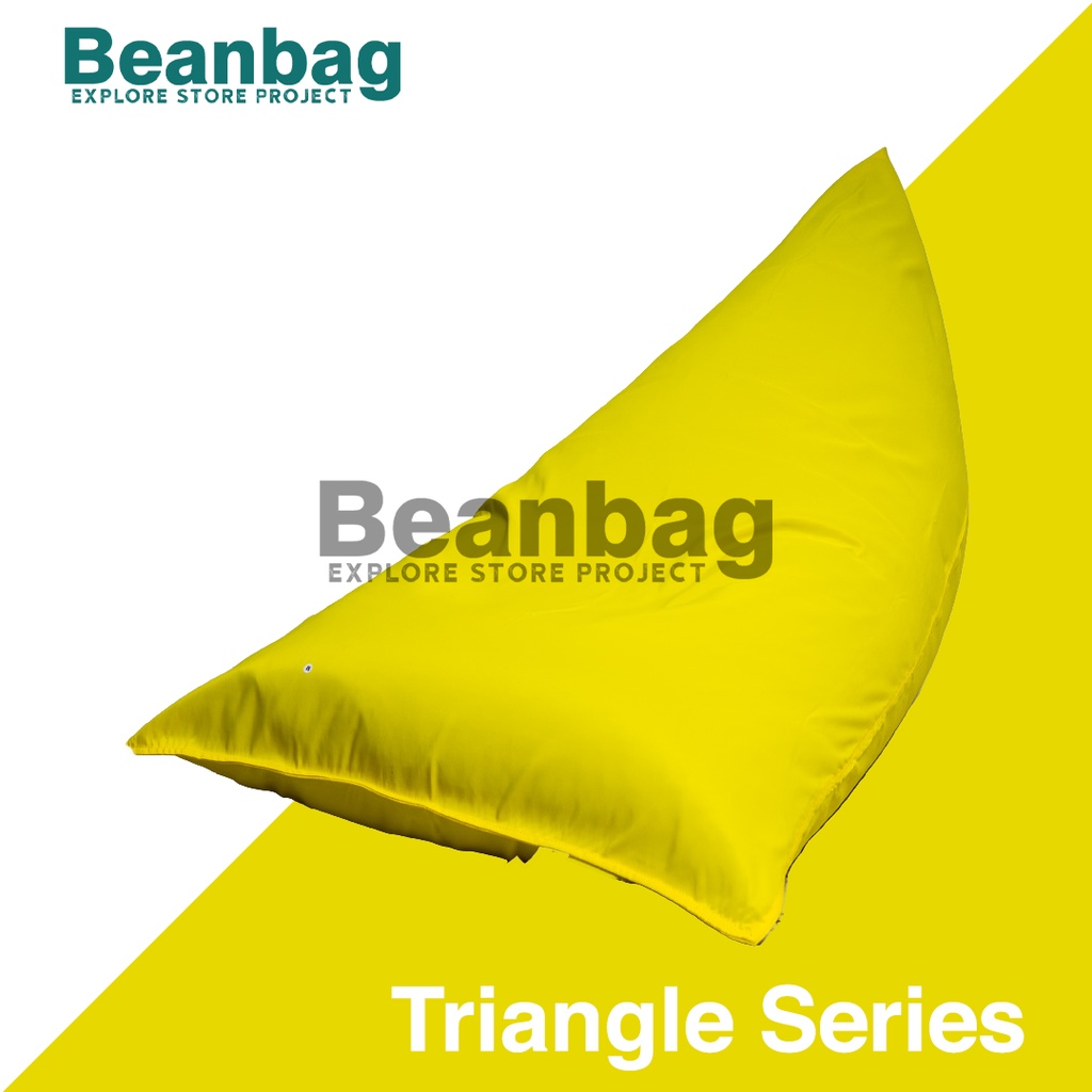 Jual Bean Bag Triangle Waterproof Bean Bag Extra Large Plus Isi Sofa ...