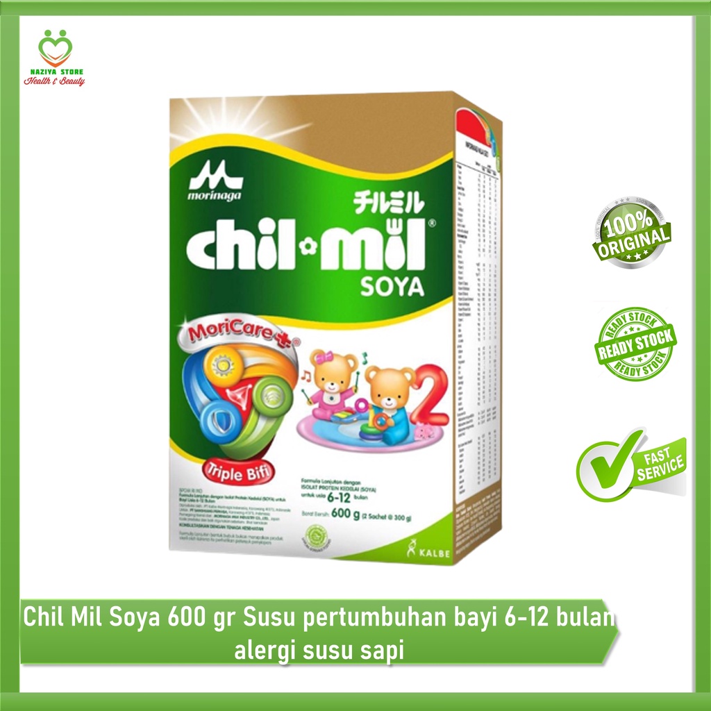 Jual MORINAGA CHILMIL SOYA 600 GR/CHIL MIL SOYA 600 GR SUSU BAYI 6 12 ...