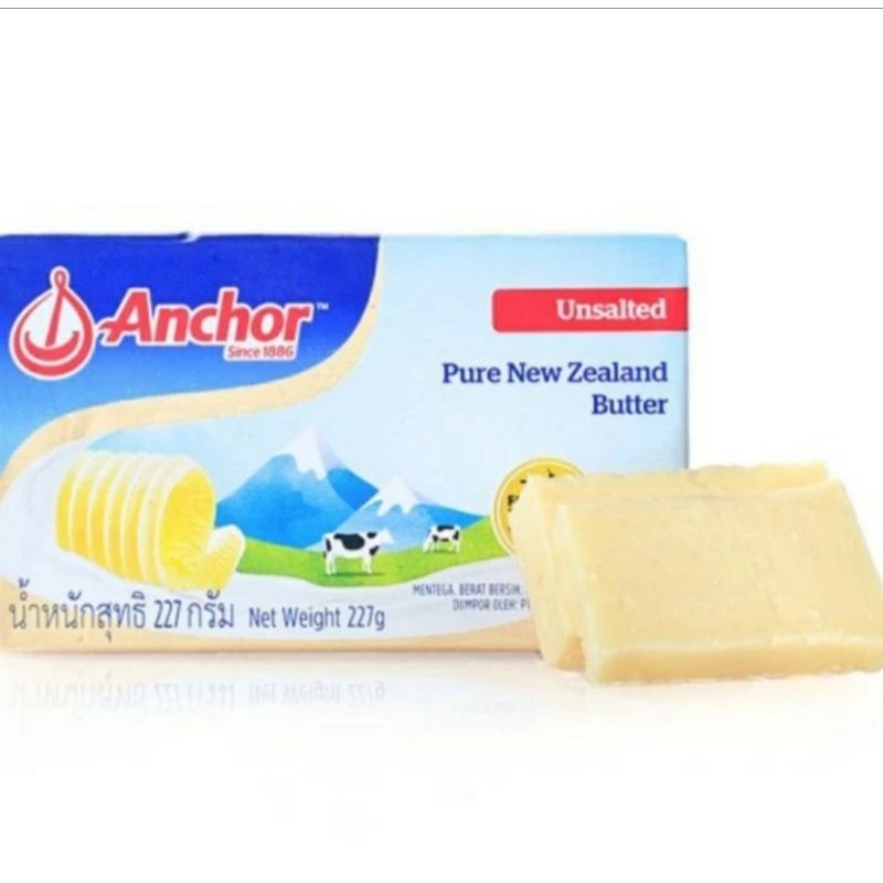 Jual Anchor Butter Unsalted 200 gr / 200gr | Shopee Indonesia