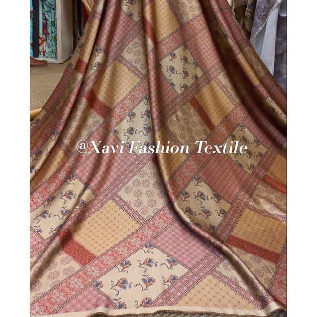 Jual Kain D10R Silk ORIGINAL New Xavira Motif // Harga Per Setengah ...