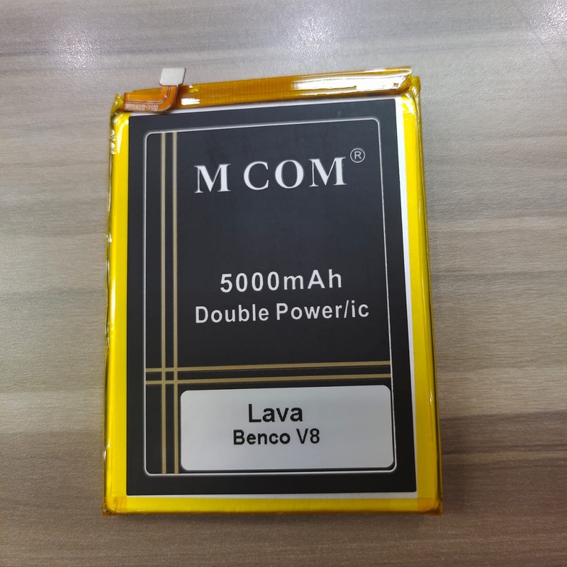 Jual Battery Batere Batre Baterai Double Power Mcom Lava Benco V8 Kapasitas 5000 MAH | Shopee ...