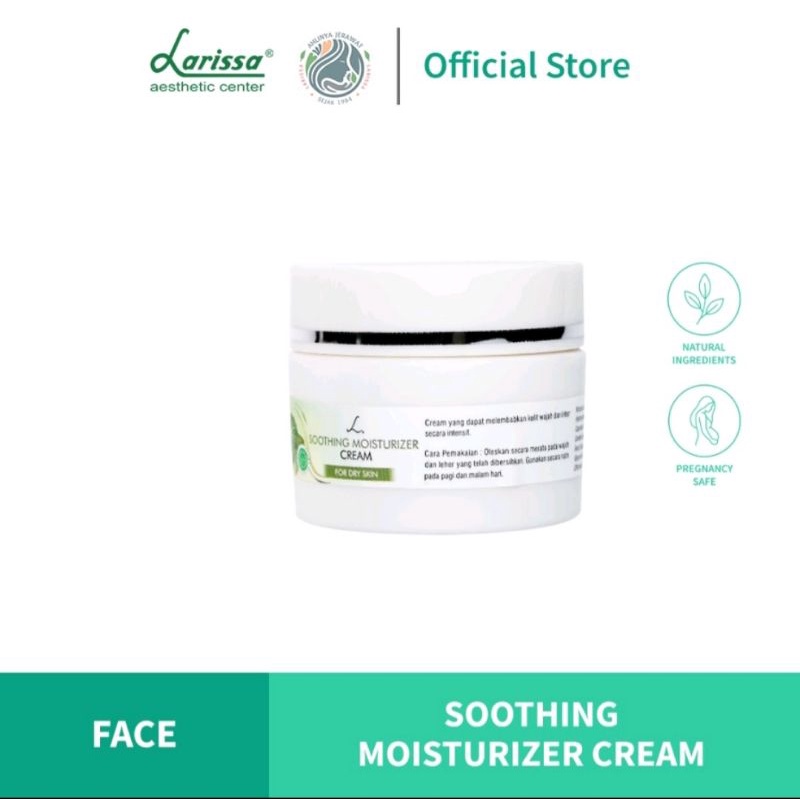 Jual Larissa Soothing Moisturizer Cream | Shopee Indonesia