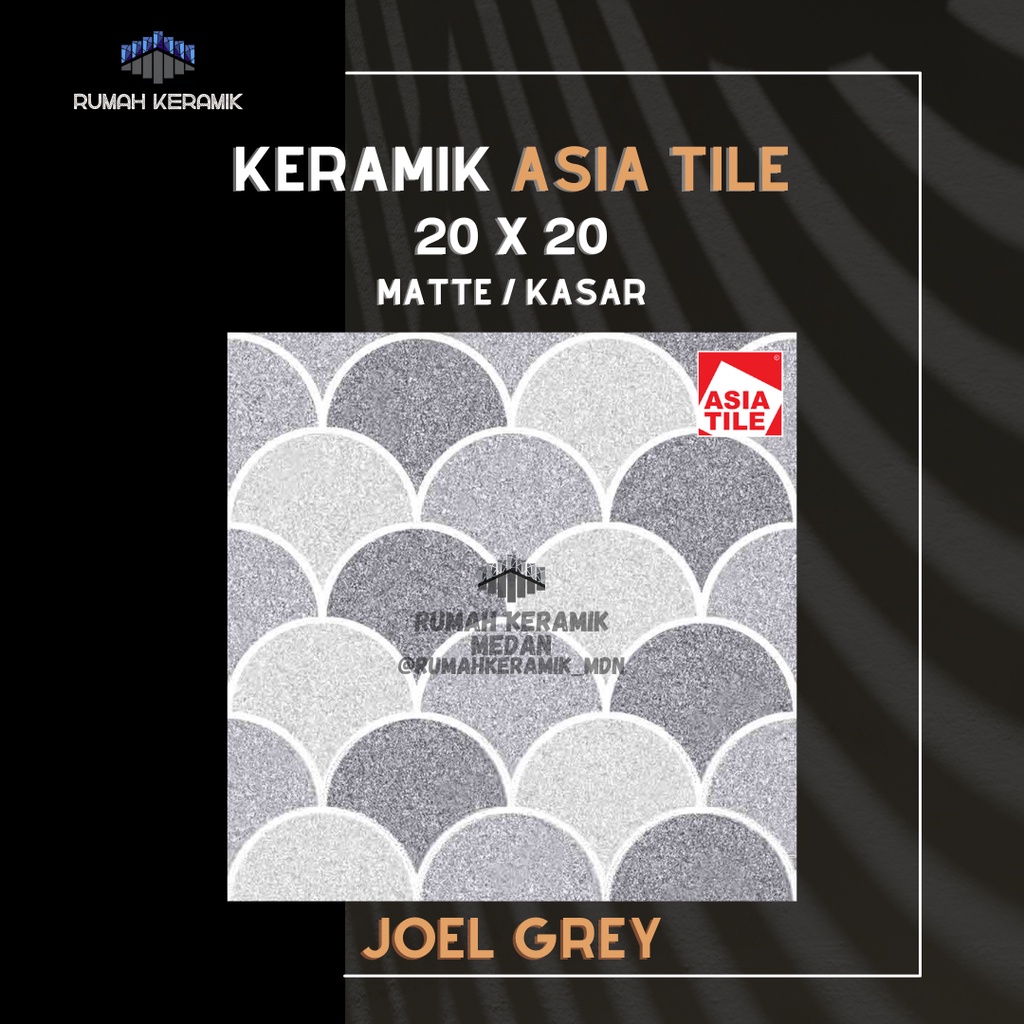 Jual 20x20 Keramik Lantai Kasar ASIA TILE - JOEL GY | Shopee Indonesia