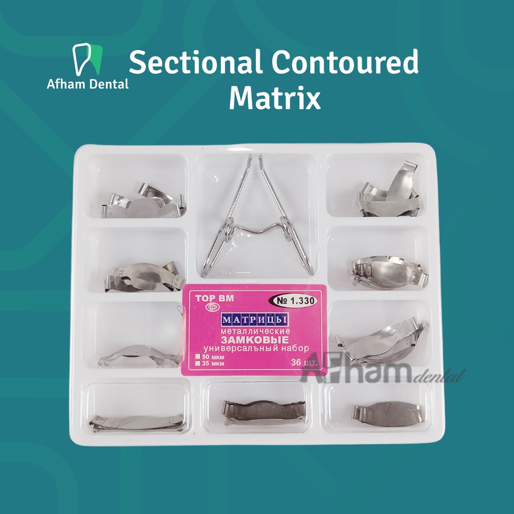 Jual DENTAL SADDLE SECTIONAL MATRIX DENTAL CONTOURED ISI 36 / AFHAM ...
