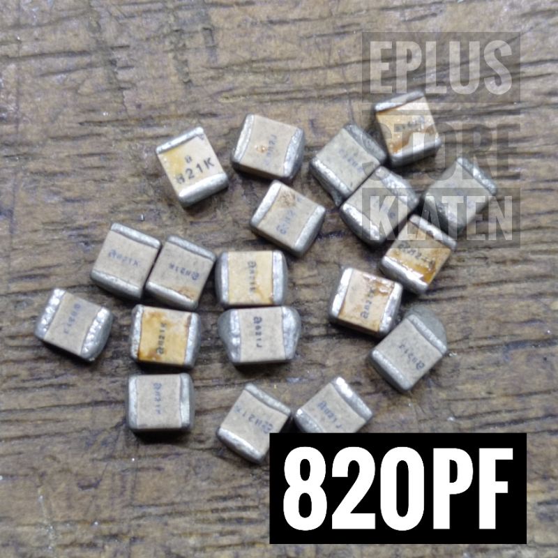 Jual capacitor ATC 820pf kapasitor 820 pf smd 821 820p | Shopee Indonesia