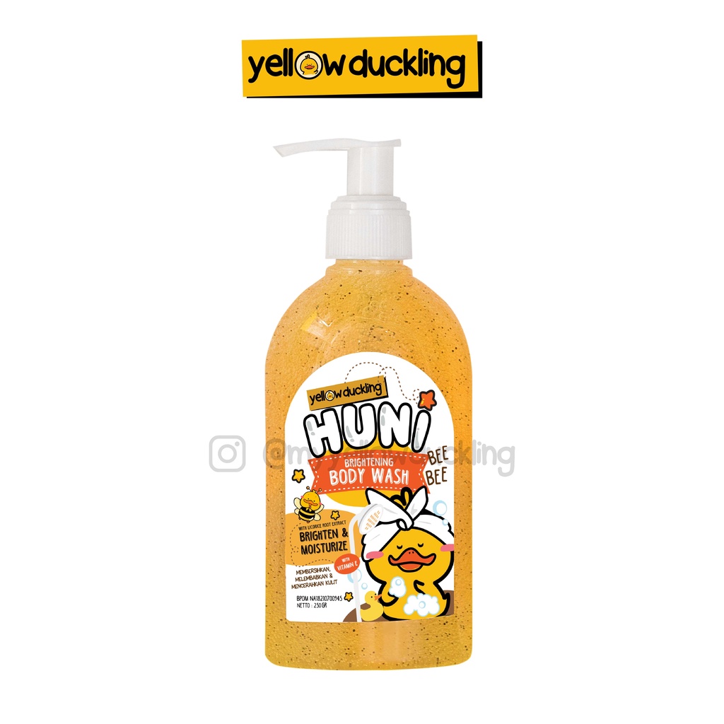 Jual HUNI BEE BEE - BODY WASH 250ML - YELLOW DUCKLING MR ITIK ...
