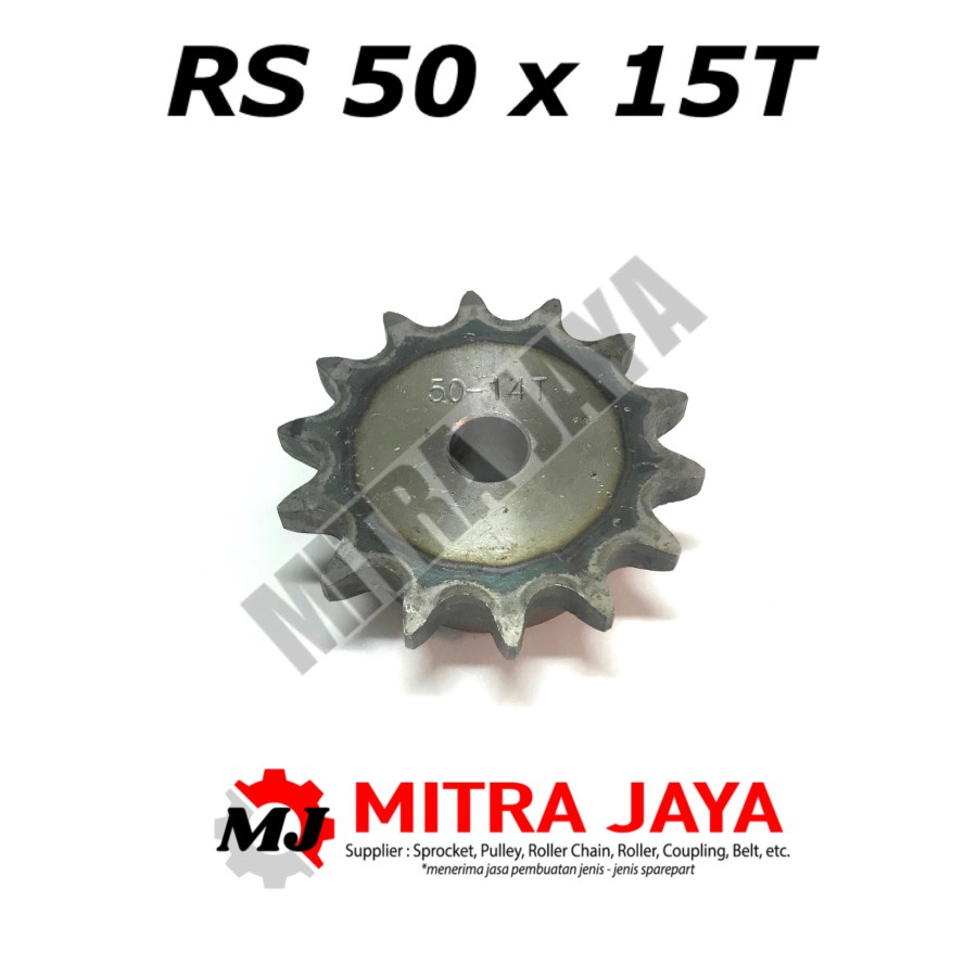 Jual SPROCKET GEAR SINGLE RS 50 x 15 SPROCKET RANTAI GIGI 15T | Shopee ...