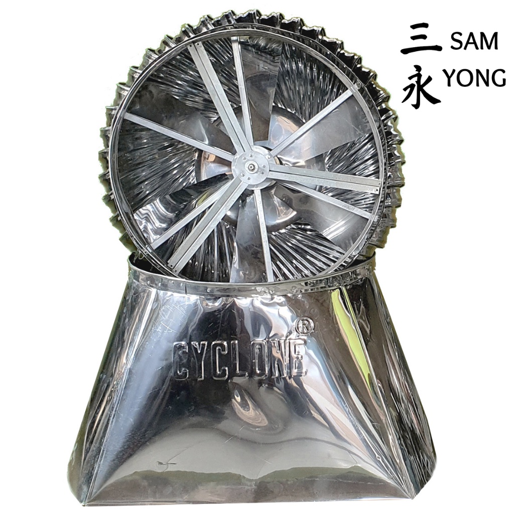 Jual CyCLone Turbine Turbin Roof Atap Ventilator 24" - ALLUMINIUM ...