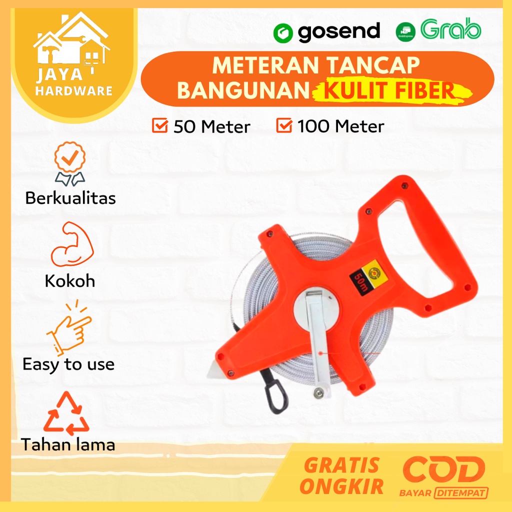 Jual Meteran Gulung Tancap Tanah Rol 50 Meter Roll 100 Meter Kulit Besi ...