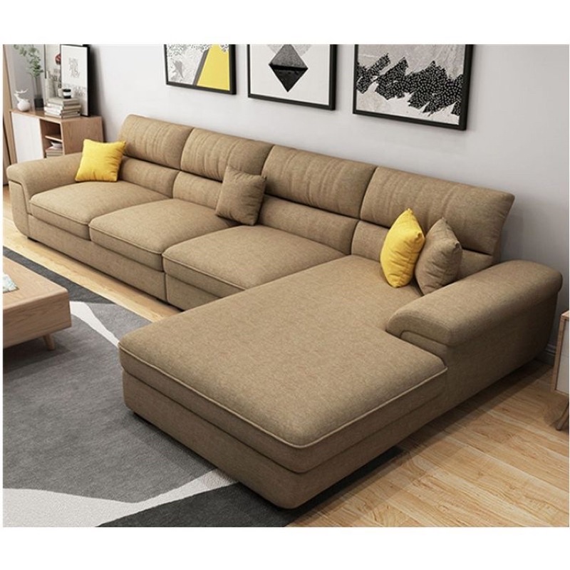 Jual Best Seller Sofa L JUMBO Size / Sofa Tamu Minimalis / Sofa L / Sofa Tamu Murah / Pratama ...