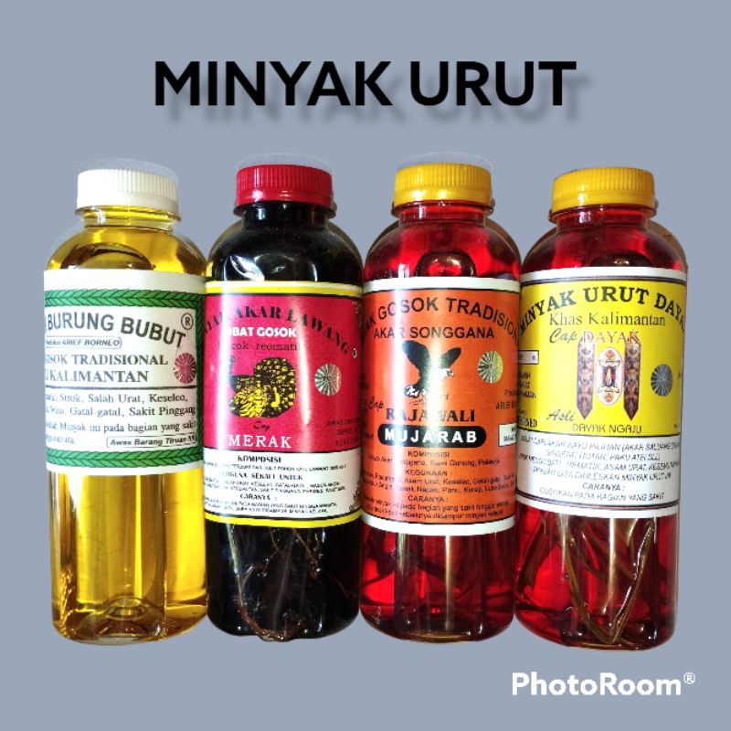 Jual Paket hemat 4 botol minyak urut kalimantan ( 250 ml X 4 pcs ...
