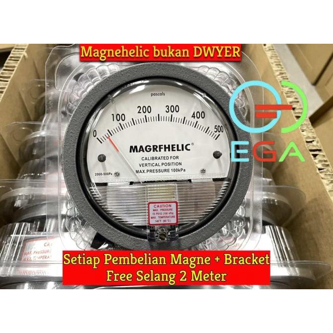 Jual Paket Magnehelic bukan Dwyer (Magne+Bracket+Selang 5 Meter ...