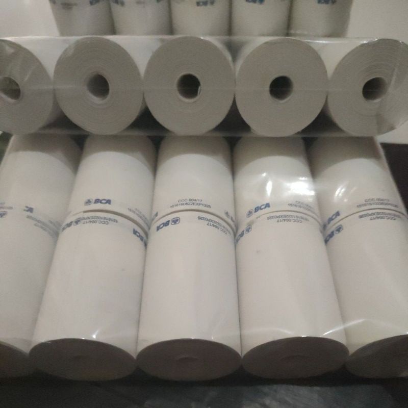 Jual Kertas Struk kasir Paper Roll Edc 57/58*40Mm Coreless | Shopee ...