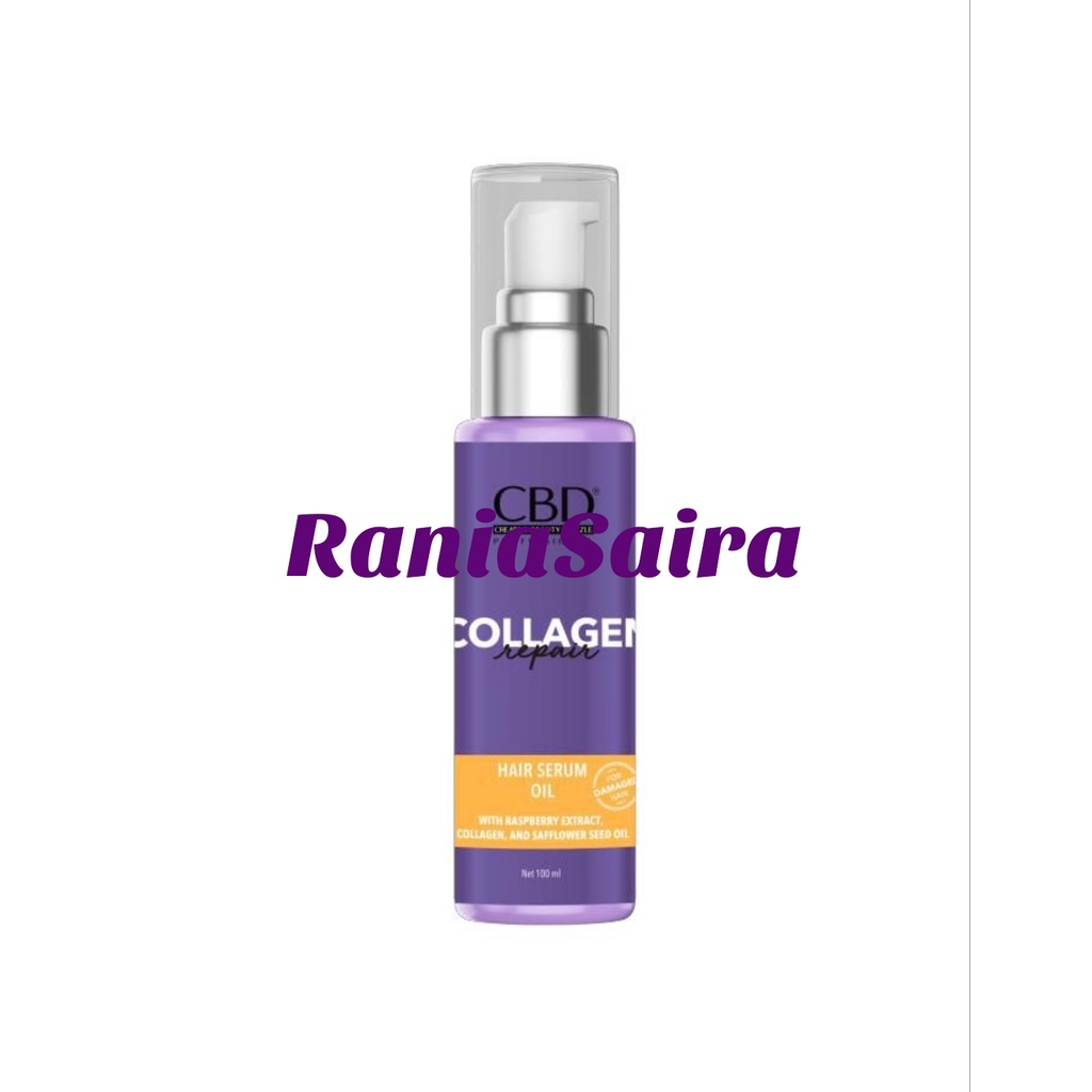 Jual CBD Collagen Repair Serum 100ml Vitamin Rambut Proses Kimia Kering ...
