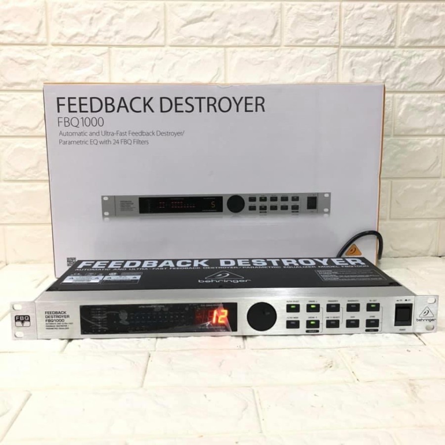Jual BEHRINGER FBQ1000 Automatic Feedback Destroyer Original | Shopee ...