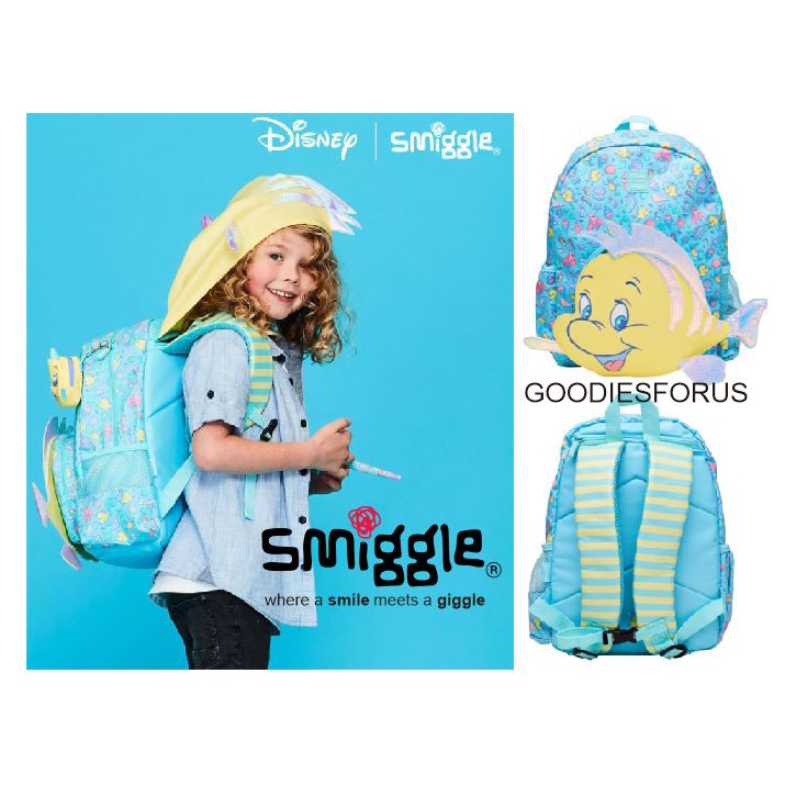 Jual Disney Princess Junior Hoodie Backpack Smiggle/Tas Sekolah Smiggle ...