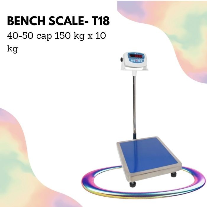 Jual Pengukur Timbangan Duduk, Laundry Digital - Bench Scale Sonic T18 Cap 150Kg | Shopee Indonesia