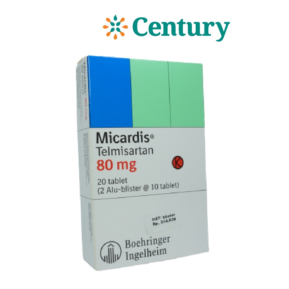 Jual MICARDIS 80 MG 1 STRIP 10 TABLET / TELMISARTAN / OBAT HIPERTENSI ...