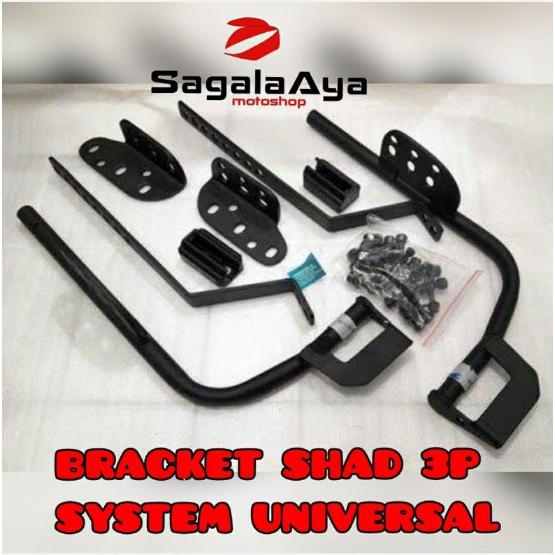 Jual Bracket sidebox SHAD 3P system universal original SHAD 23 35 36 ...