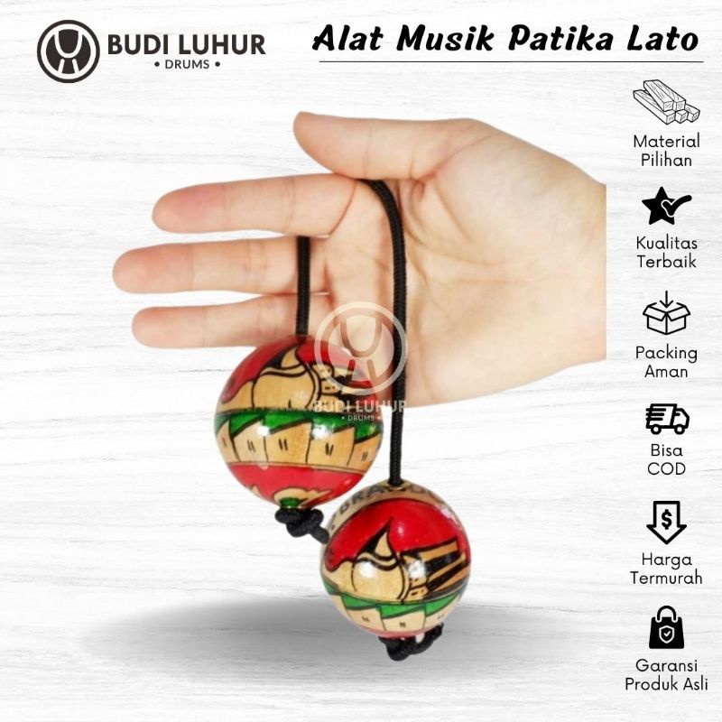 Jual Alat Musik Patika Lato Lato Asalato Kosika Kashaka Shaker Marakas ...