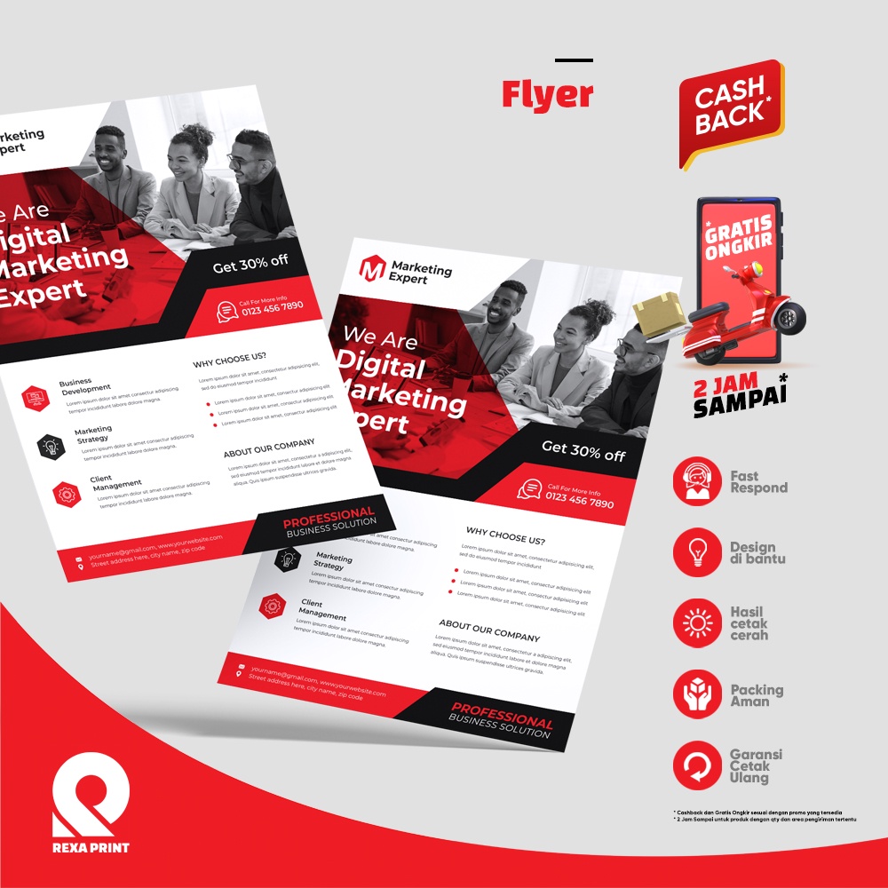 Jual Flyer . Brosur A4 | Paket Cetak Murah | Satuan | Shopee Indonesia