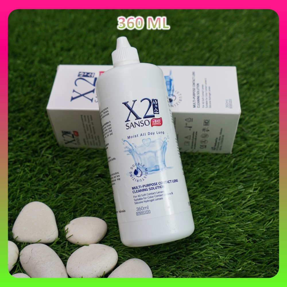 Jual Cairan Softlens X2 SANSO Plus Bio Formula Mps 360ml | Shopee Indonesia