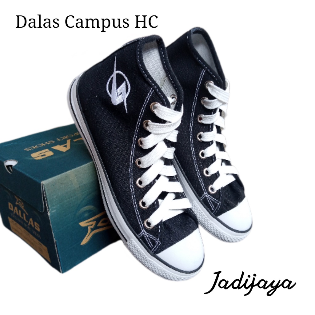 Jual Sepatu Canvas DALLAS Campus HC (Tinggi) | Shopee Indonesia