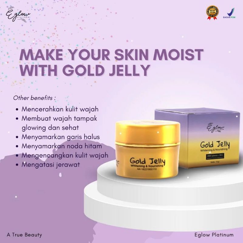 Jual Eglow Platinum - Gold Jelly | Shopee Indonesia