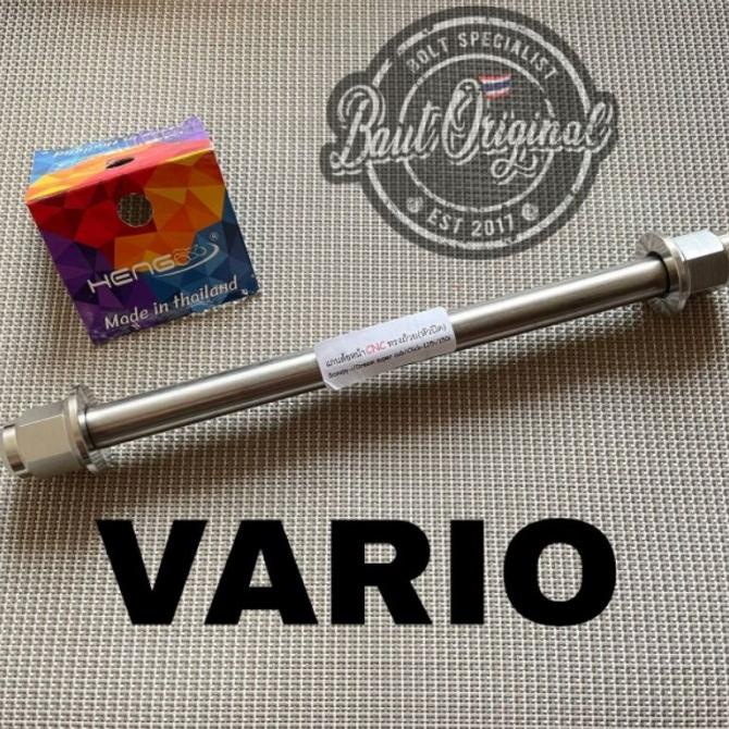 Jual as roda depan vario 125 150 beat scoopy old stainless silver heng ...