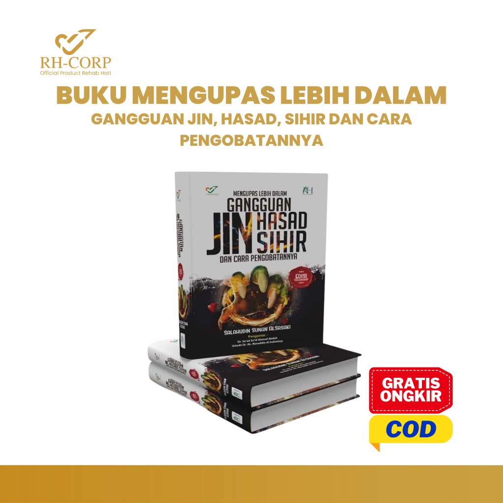 Jual 100 Original Buku Mengupas Lebih Dalam Gangguan Jin Hasad Sihir