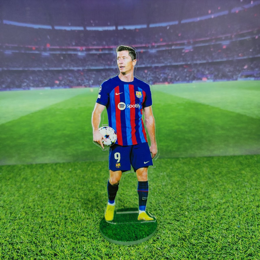 Jual Standee Action Figure Robert Lewandowski Jersey Barcelona FC Home 2022/2023 | Shopee Indonesia
