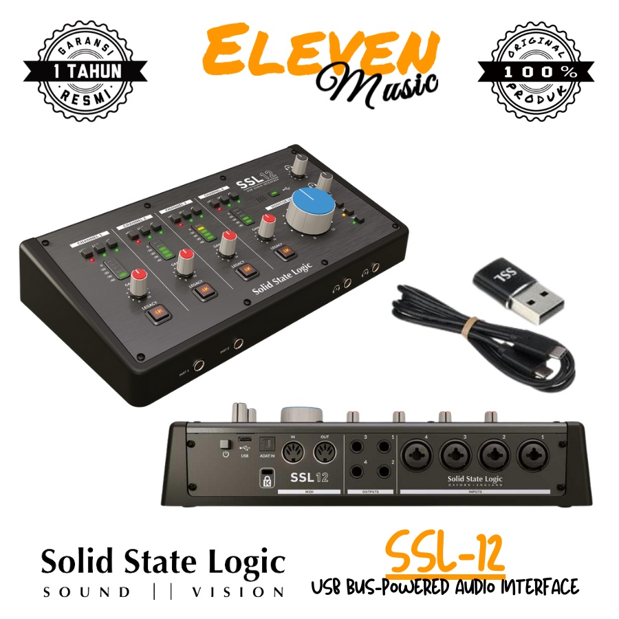 Jual SSL 12 Solid Stage Logic 12 USB Audio Interface Soundcard ...