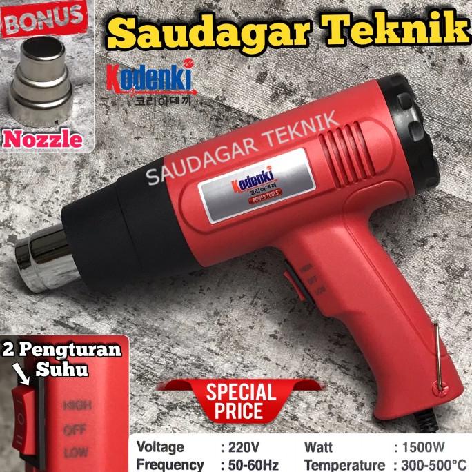 Jual Mesin Heat Gun Hot Gun Mesin Pemanas Blower Bergaransi | Shopee ...