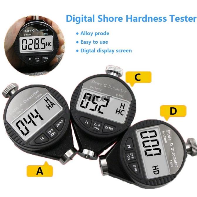 Jual Durometer Shore A Hardness Tester Karet Kulit Ukur Kekerasan ...