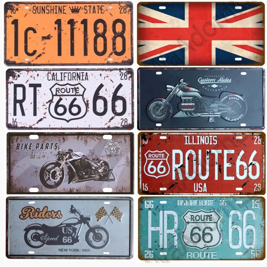 Jual poster 30x15cm metal tin retro wall plate vintage home cafe decor ...