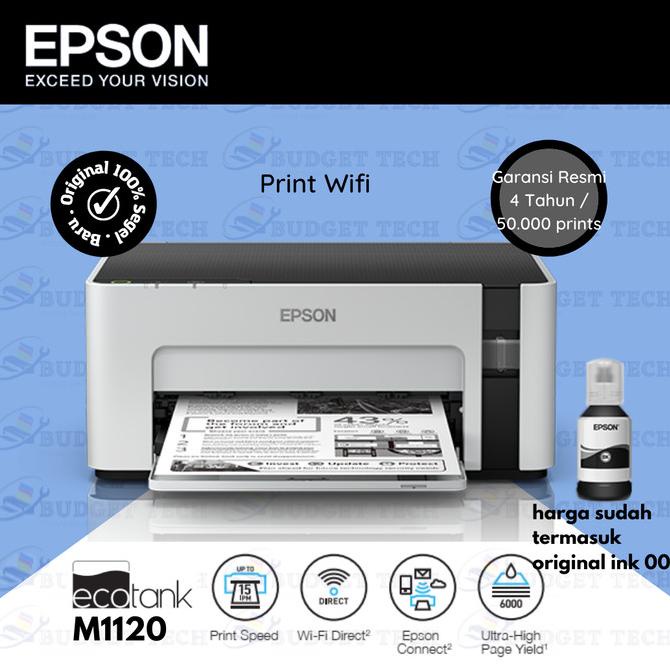 Jual Printer Epson M1120 wifi pengganti M100 monochrome | Shopee Indonesia