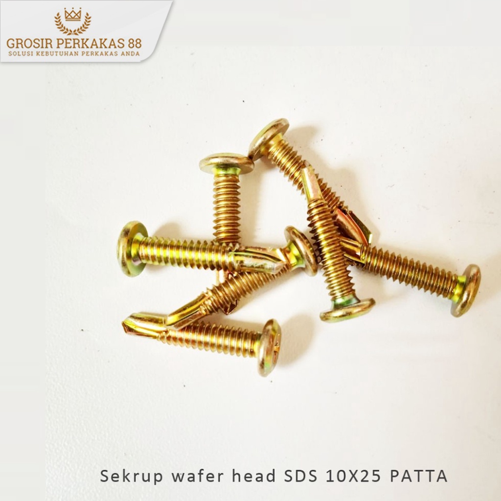 Jual Sekrup Baja Ringan Baut Roofing Drilling Wafer Head Hollow ...