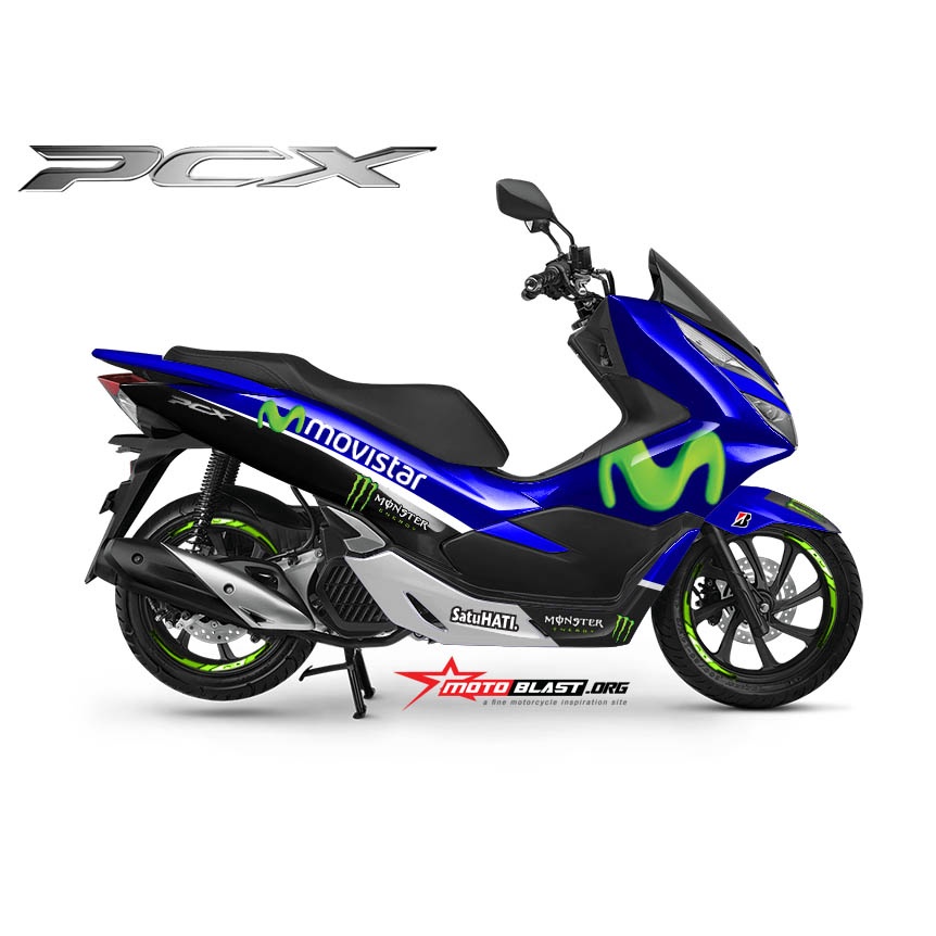 Jual Decal Stiker Honda All New PCX 150 Movstar GP Full Body Motoblast ...