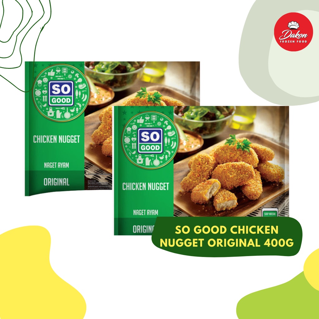 Jual So Good Chicken Nugget Original 400g | Shopee Indonesia