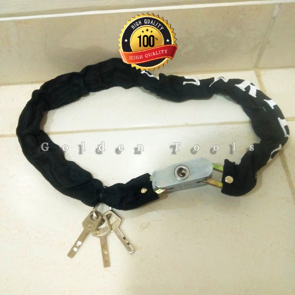Jual Gembok Rantai Motor CAMEL 60cm Camel Chain Lock Lapis Kain Kunci ...