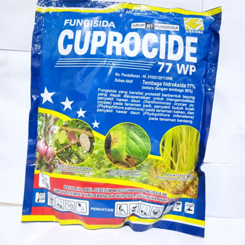 Jual fungisida tembaga Cuprocide 77 wp (kemasan 1 kg) | Shopee Indonesia