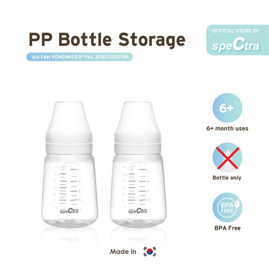 Jual Spectra Bottle Storage 160ml botol simpan asi | Shopee Indonesia