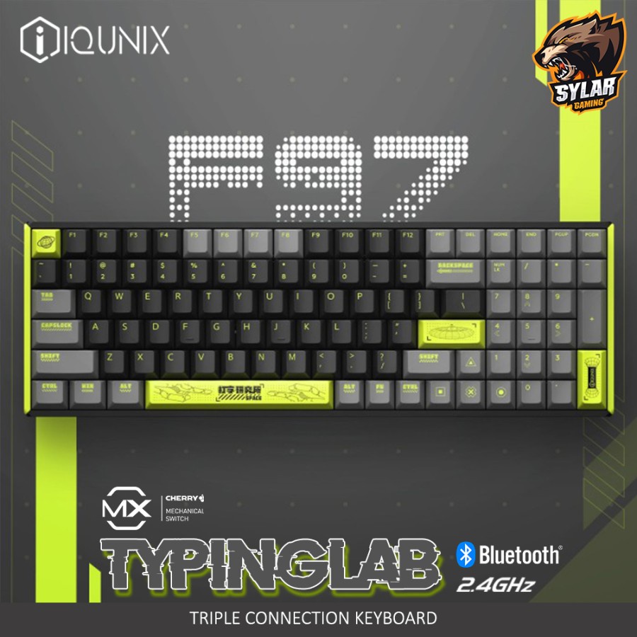 Jual Iqunix F97 Typinglab Wireless RGB Mechanical Gaming Keyboard ...