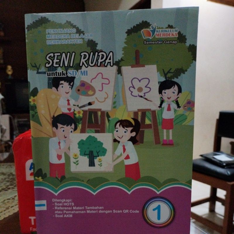 Jual LKS Seni Rupa SD kelas 1 semester genap, Kurikulum Merdeka, Swadaya Murni | Shopee Indonesia