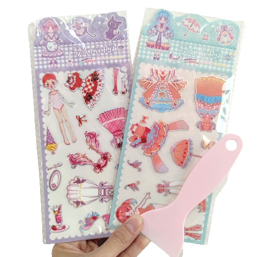 Jual Sticker Dress UP Princess Anime Japan Anne Momo Korea Motif Kartun ...