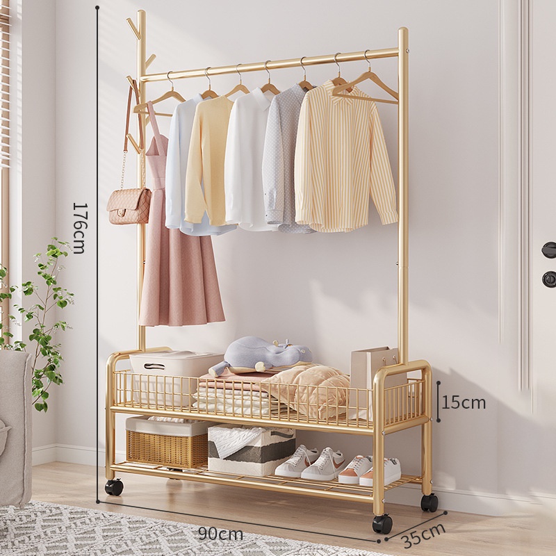 Jual Muzy Tempat Penyimpanan Pakaian Stand Hanger Display Rak Gantungan ...