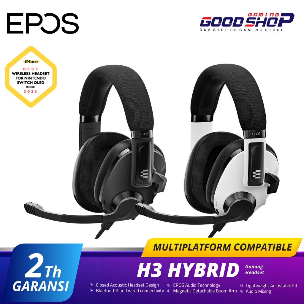 Jual EPOS H3 HYBRID - Closed Acoustic Gaming Headset with Bluetooth | Shopee Indonesia